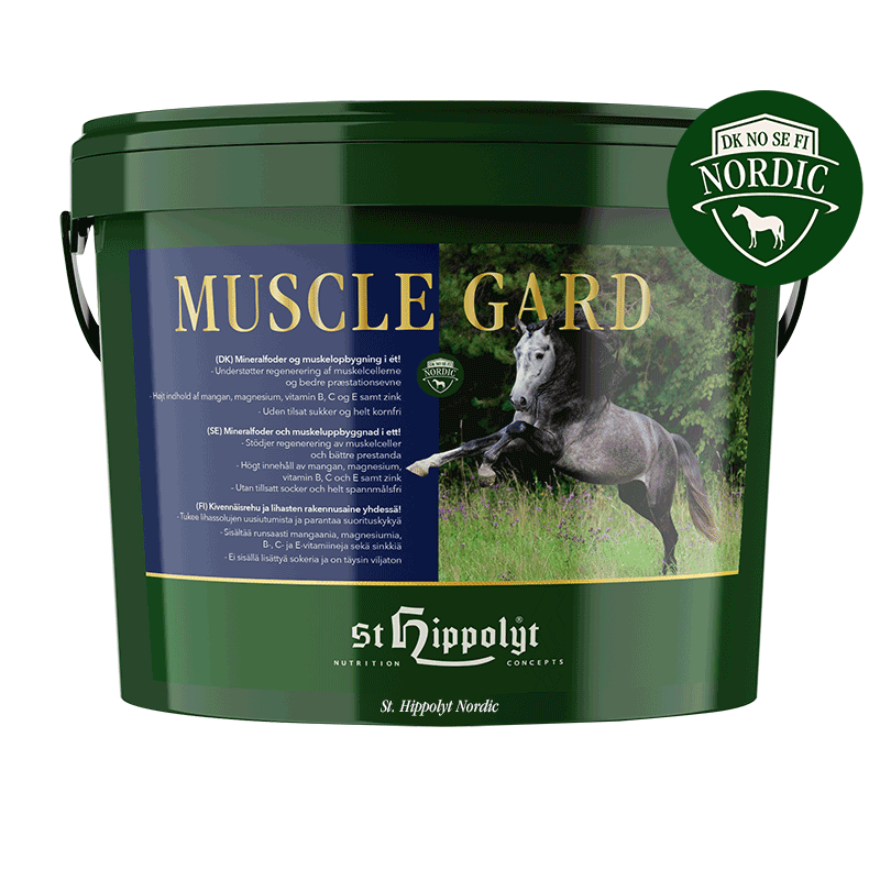 St. Hippolyt Muscle Gard - 10kg - Tilskudsprodukter - Agersnap Hestefoder St. Hippolyt Muscle Gard - 10kg - Tilskudsprodukter - Agersnap Hestefoder