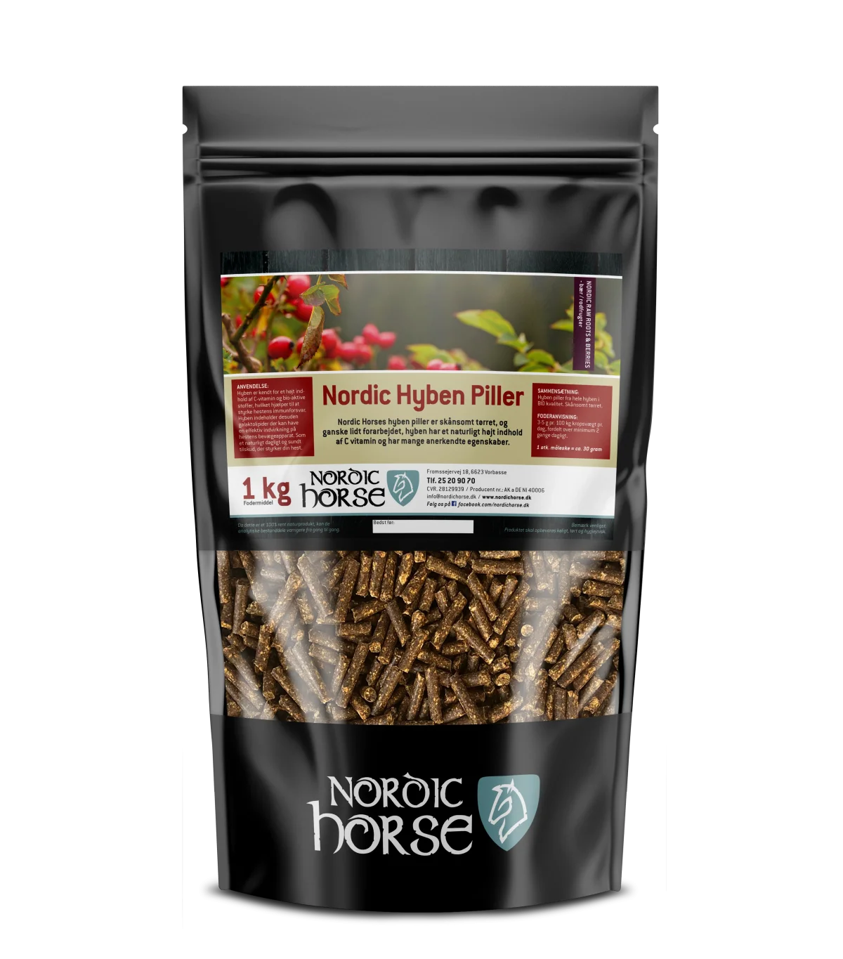 Nordic Horse Hyben Piller - Rodfrugter/bær - Agersnap Hestefoder